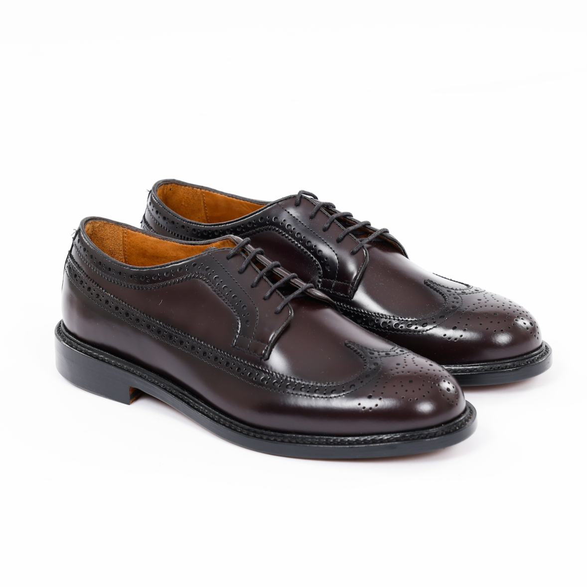 Sebago Everett Leather Brogues Brown Burgundy