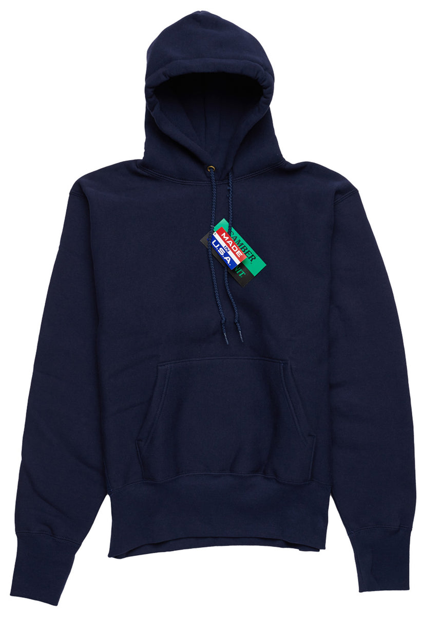 Camber USA 12 oz Heavyweight Cross Knit Pullover Hoodie, Made in USA